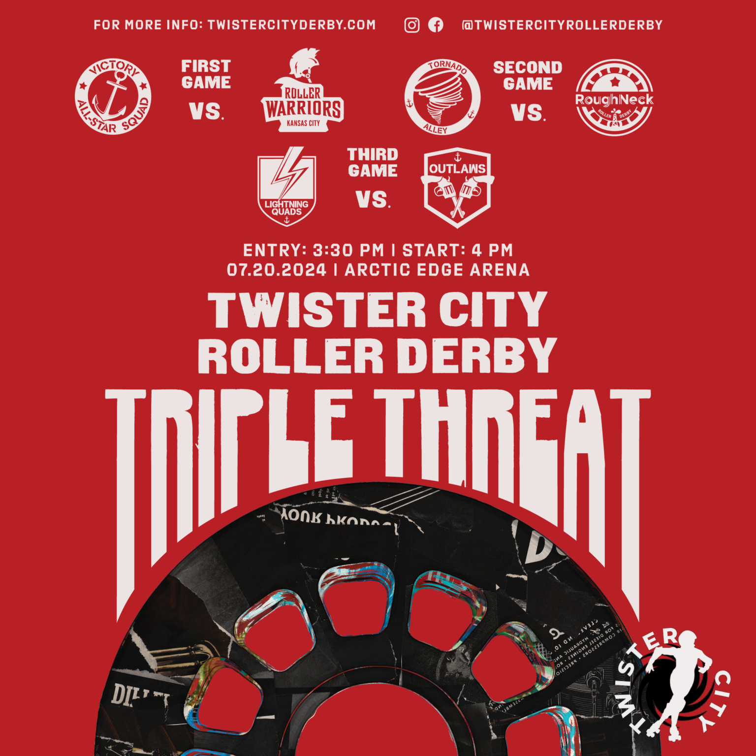 Blog : TWISTER CITY ROLLER DERBY